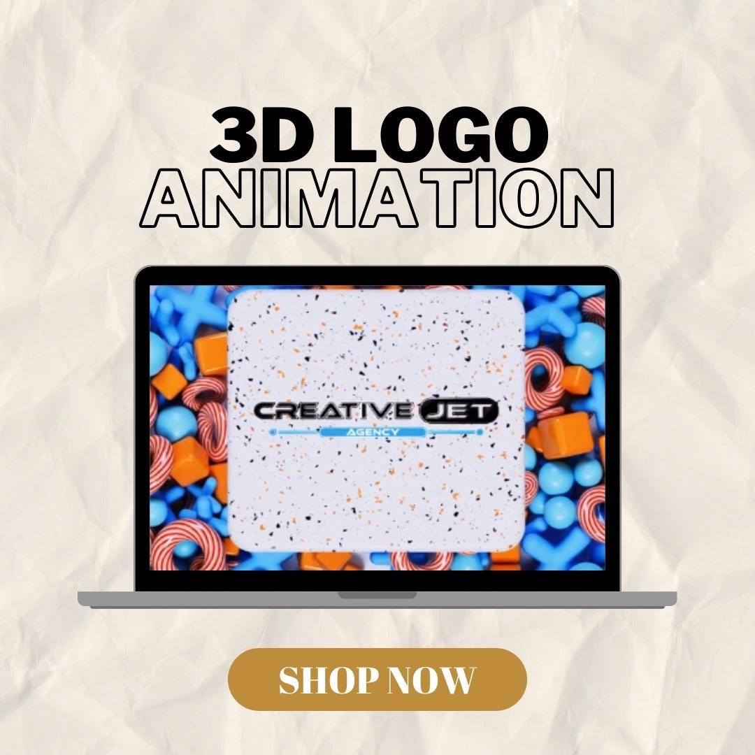 3D Logo Animation for Instagram Businesses – Fast & Affordable - Etsy