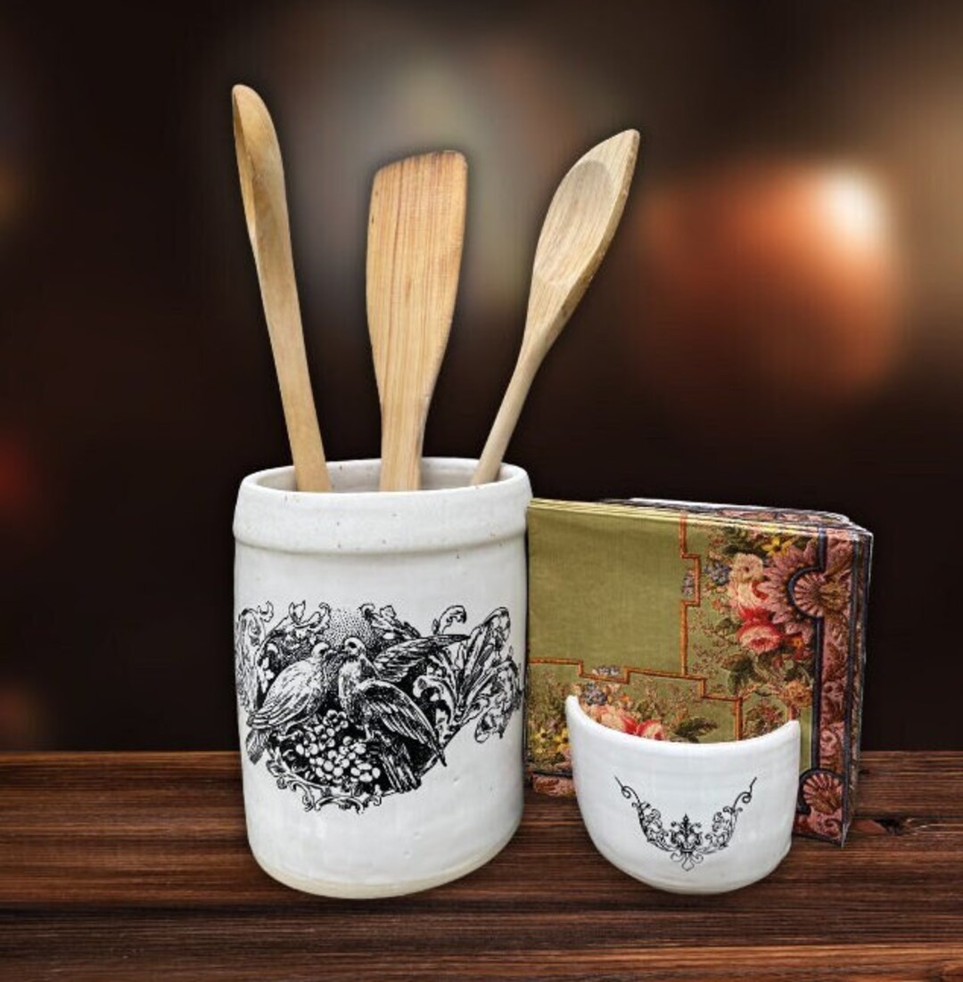 French Farmhouse Utensil Set | for Kitchen, Office, Chateau | Home ...