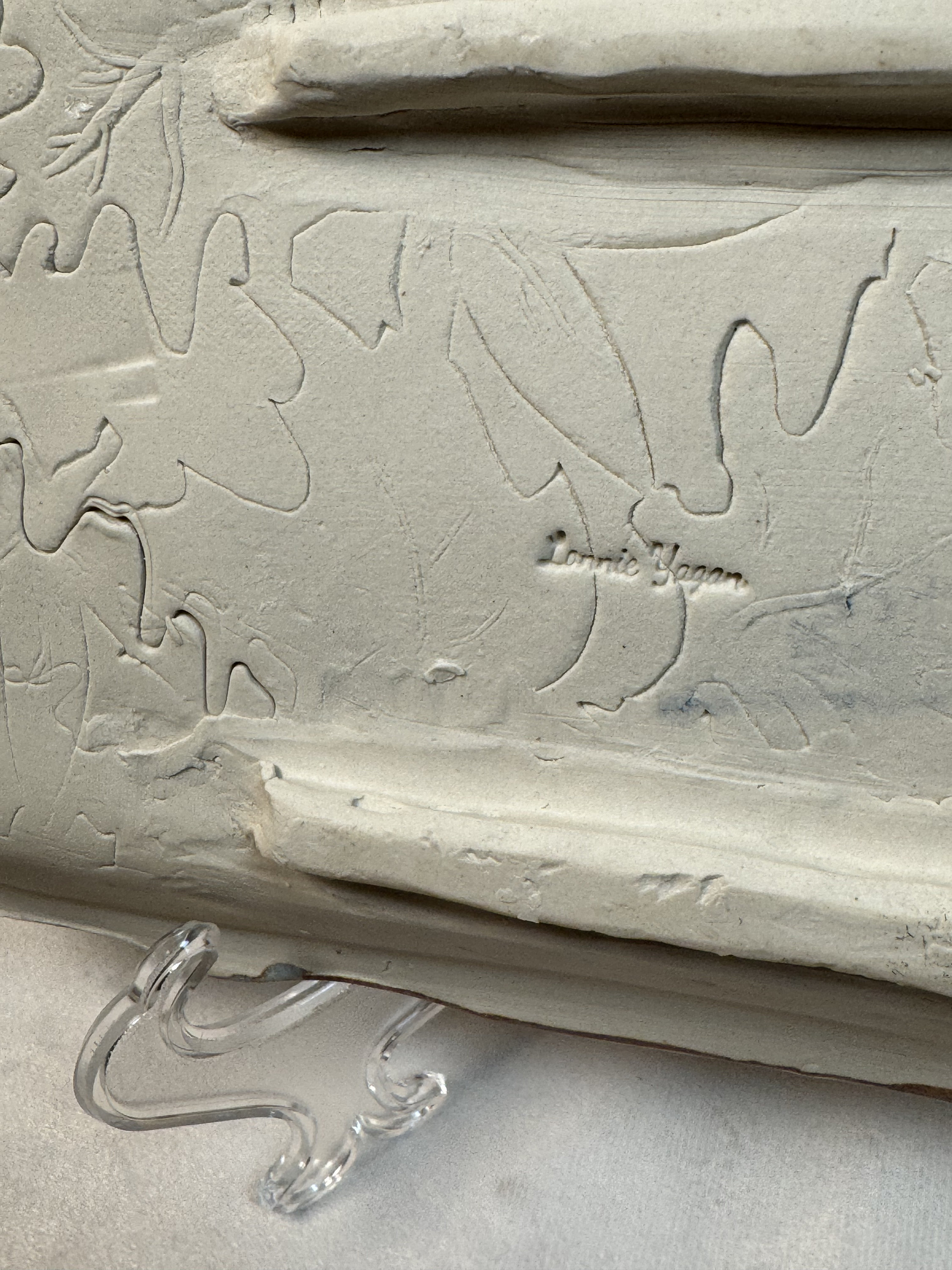 Rustic Vegetable Tray Ceramic, Handmade Blue Gray, Brown, Beige Glaze ...