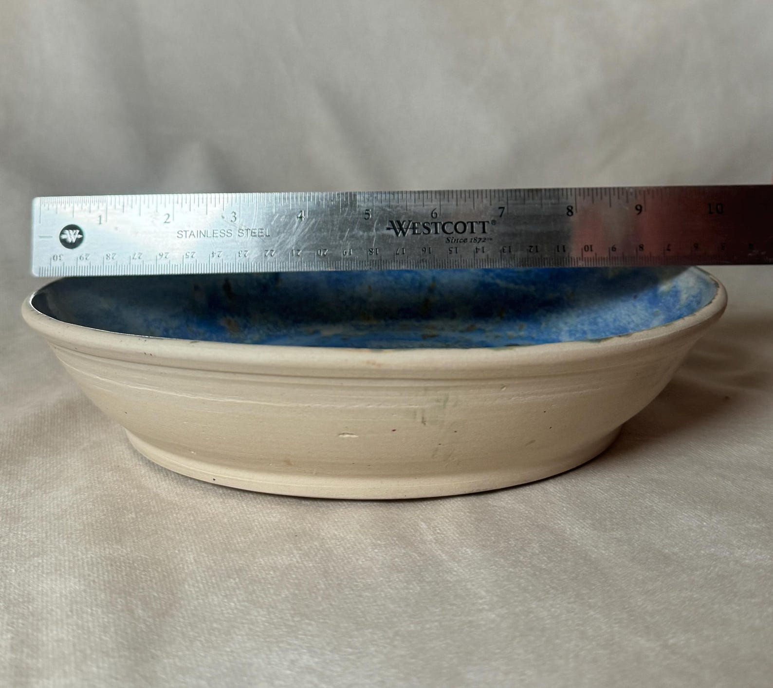 Outer Space Pie Dish | Ceramic, Handmade | Blue, Brown Glaze ...
