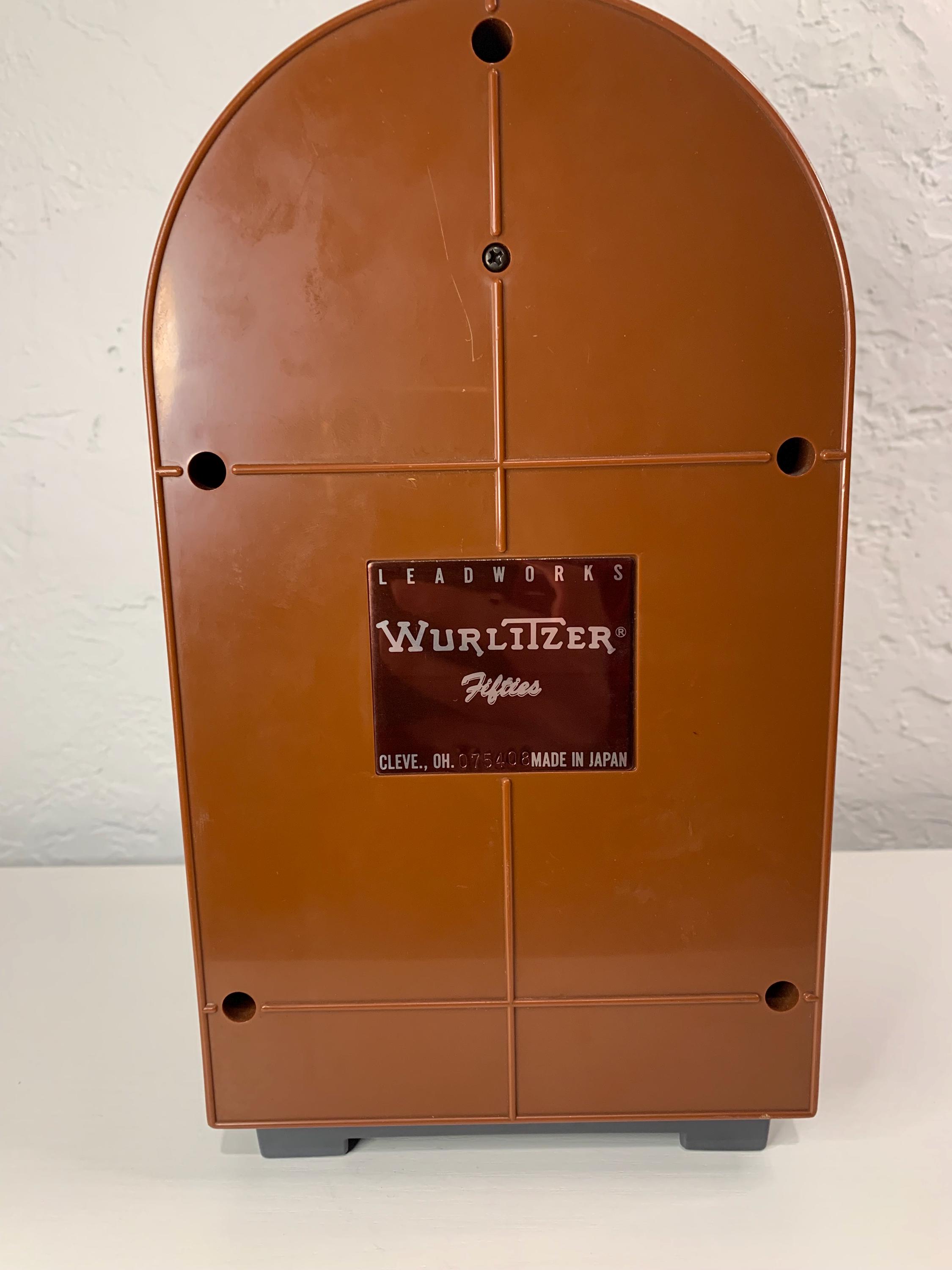 Vintage Wurlitzer Toy Juke Box Toy 90s Retro Collective Mini Cassette ...