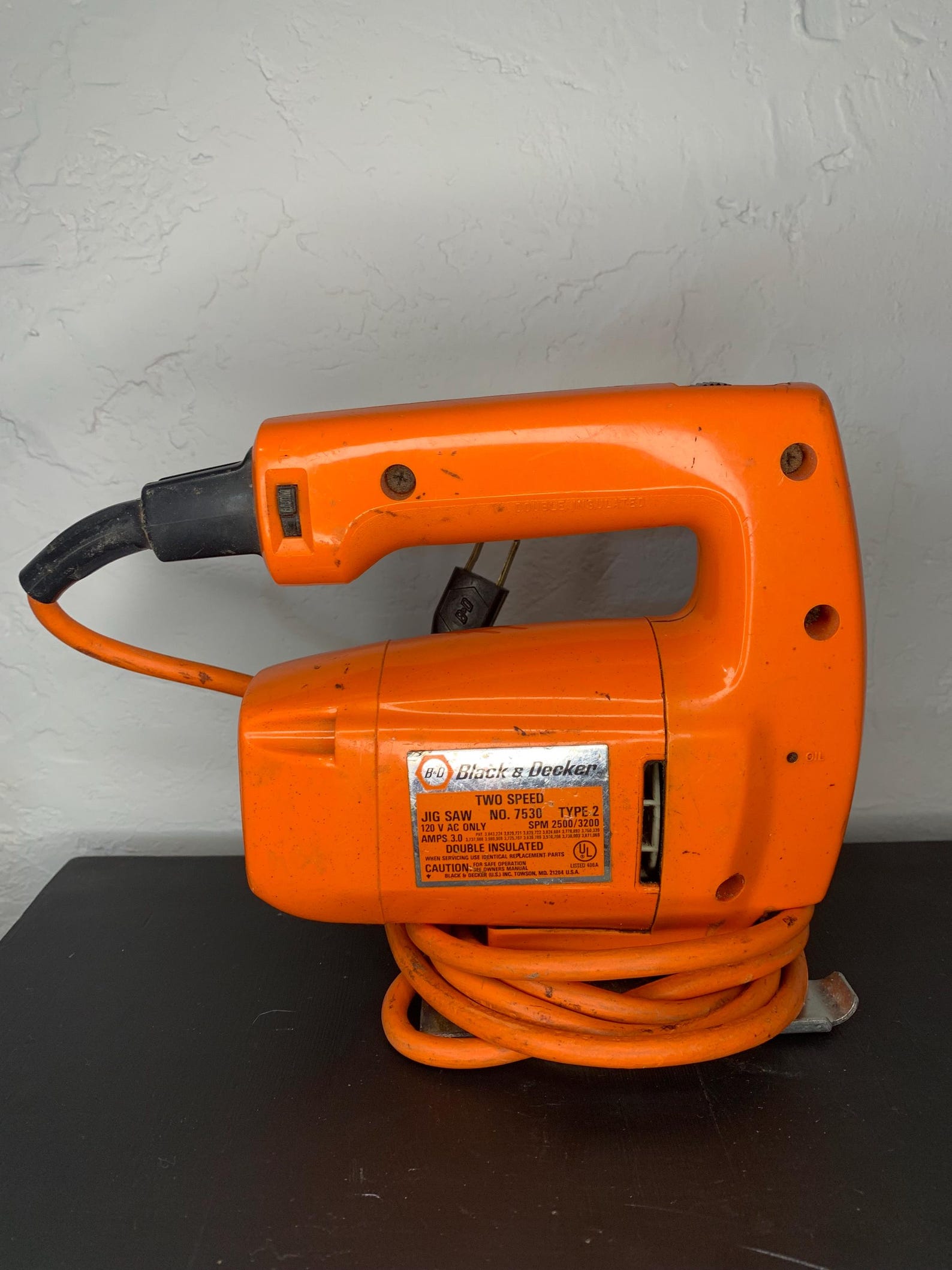 Vintage Black and Decker 2 Speed Orange Jigsaw 1980’s Working - Etsy