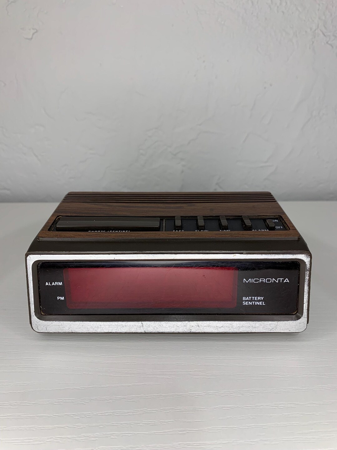Vintage Micronta Digital Alarm Clock Model 63 826 1980s Radioshack Made ...