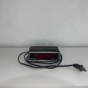 Vintage Spartus Digital Alarm Clock Model 1108 80s Retro - Etsy