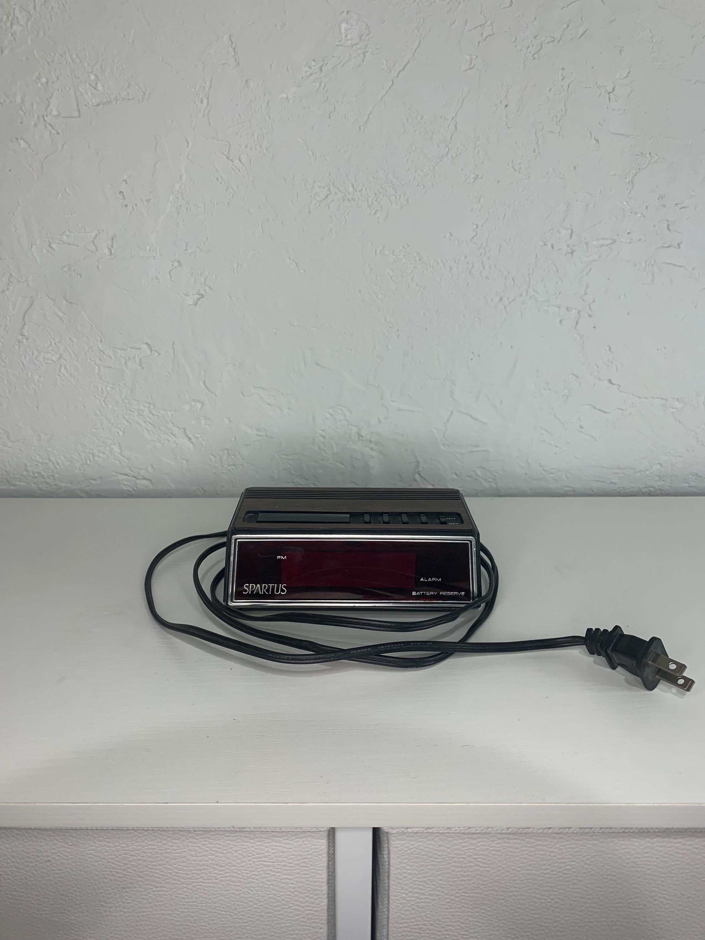 Vintage Spartus Digital Alarm Clock Model 1108 80s Retro - Etsy