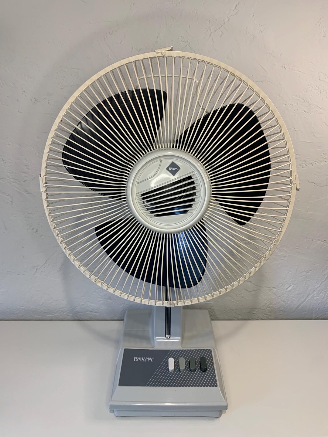 Vintage 90s Bahama Fans SMC TF-12 Oscillating Fan Excellent Condition ...