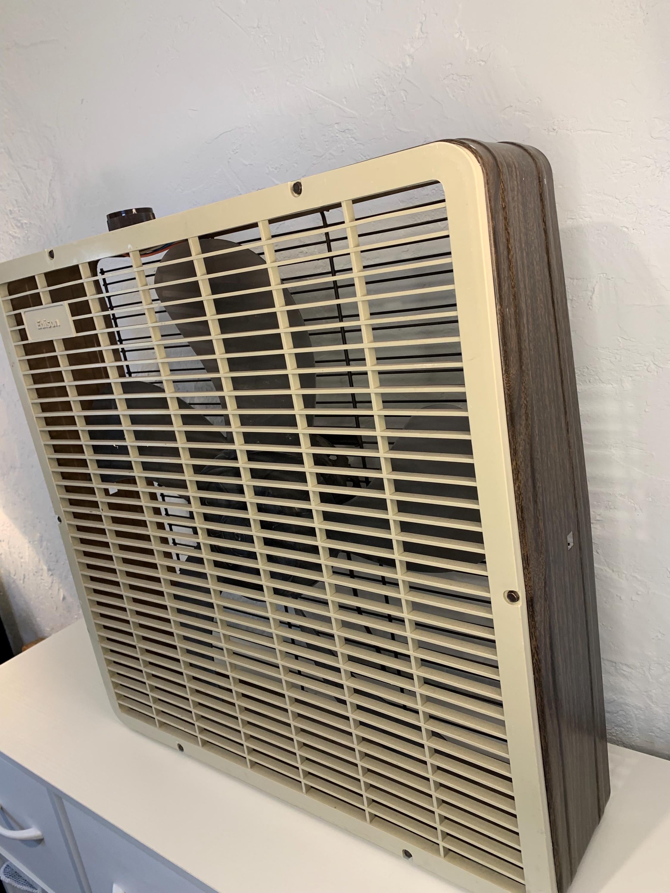 Vintage 80s Edison Toastmaster Model 204011B 20” Box Fan Faux Wood - Etsy