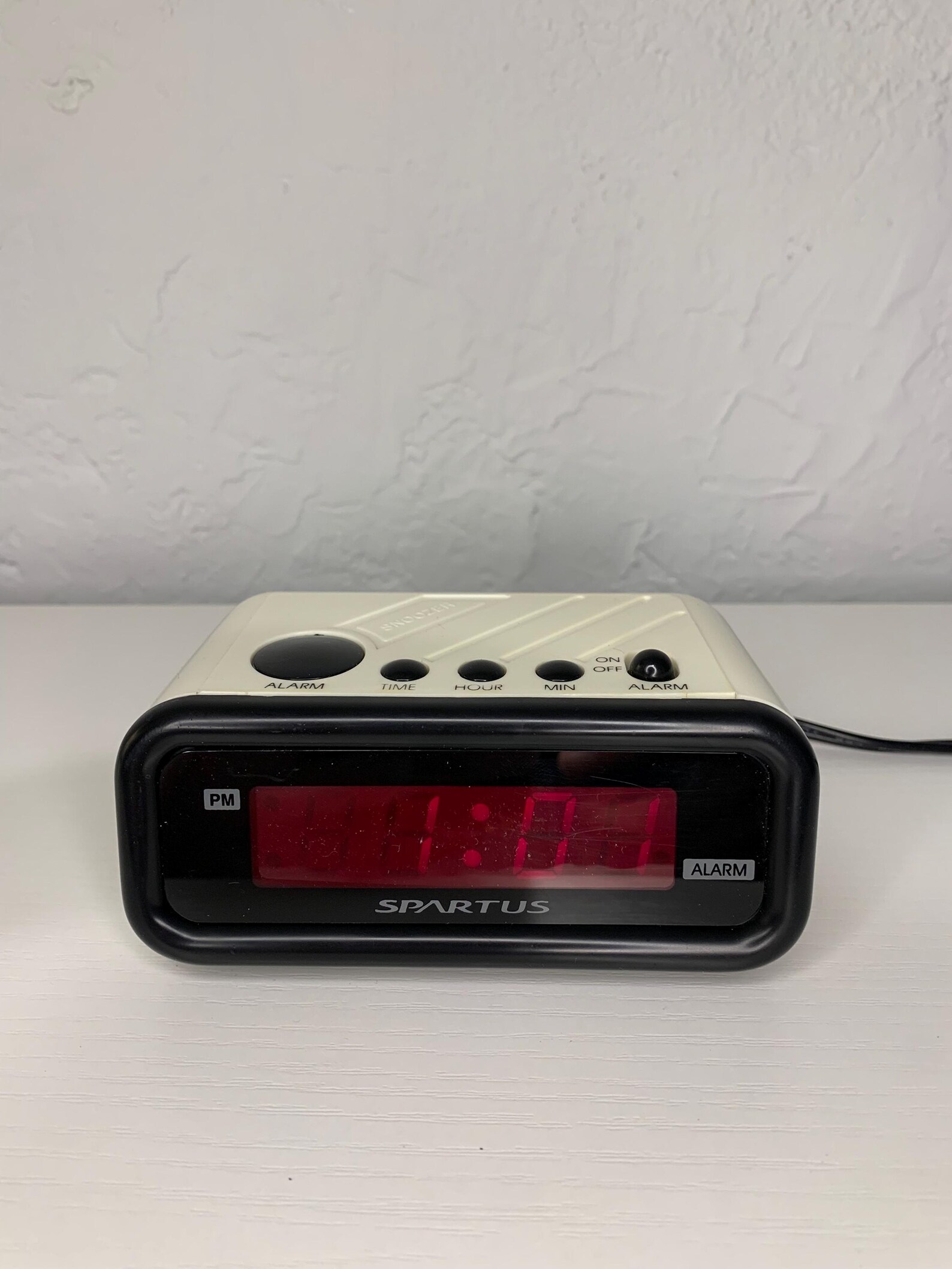 Retro 90s Spartus Model 1201 Digital Alarm Clock LCD Excellent ...