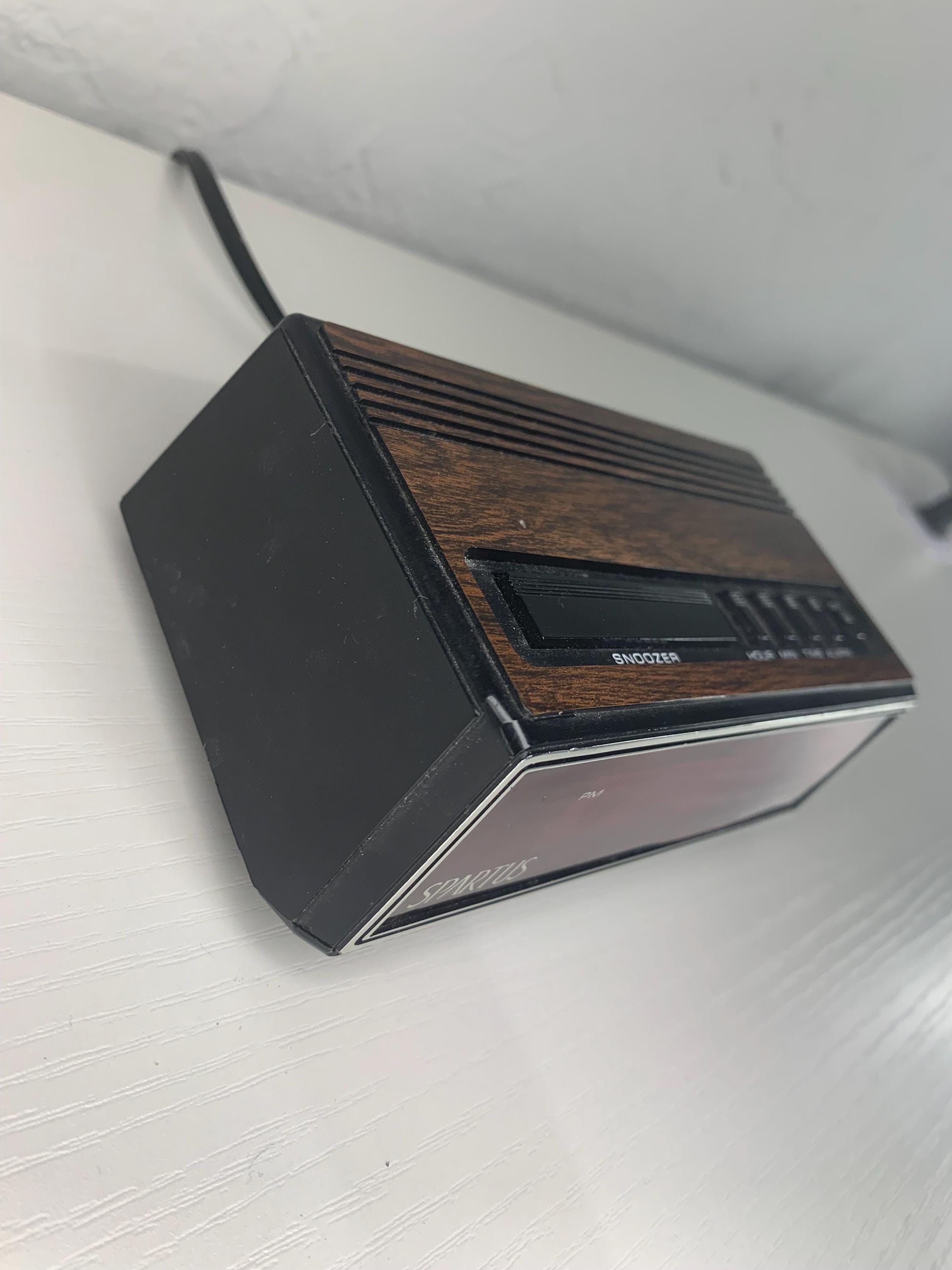 Vintage Spartus Digital Alarm Clock Model 1108 80s Retro - Etsy