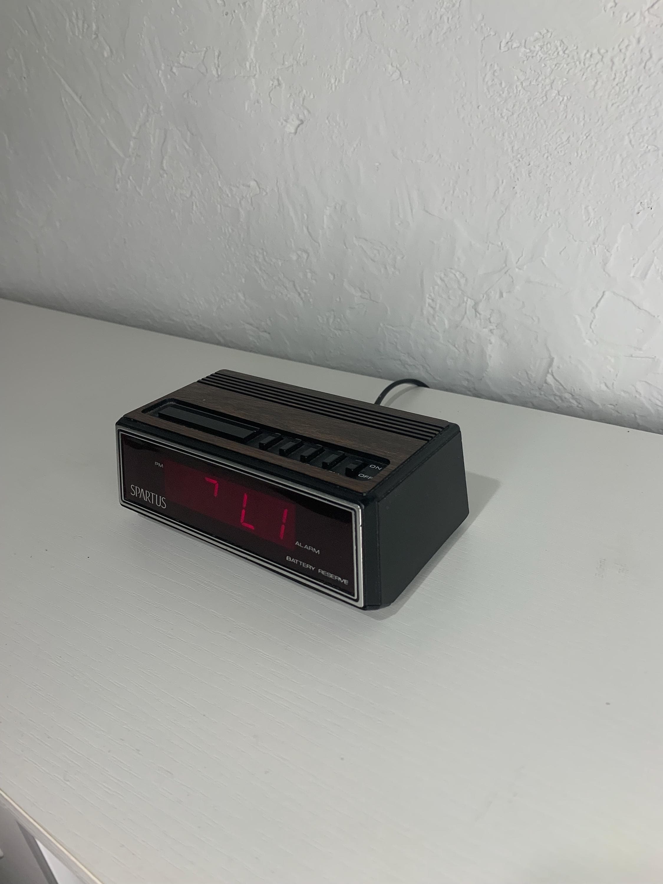 Vintage Spartus Digital Alarm Clock Model 1108 80s Retro - Etsy