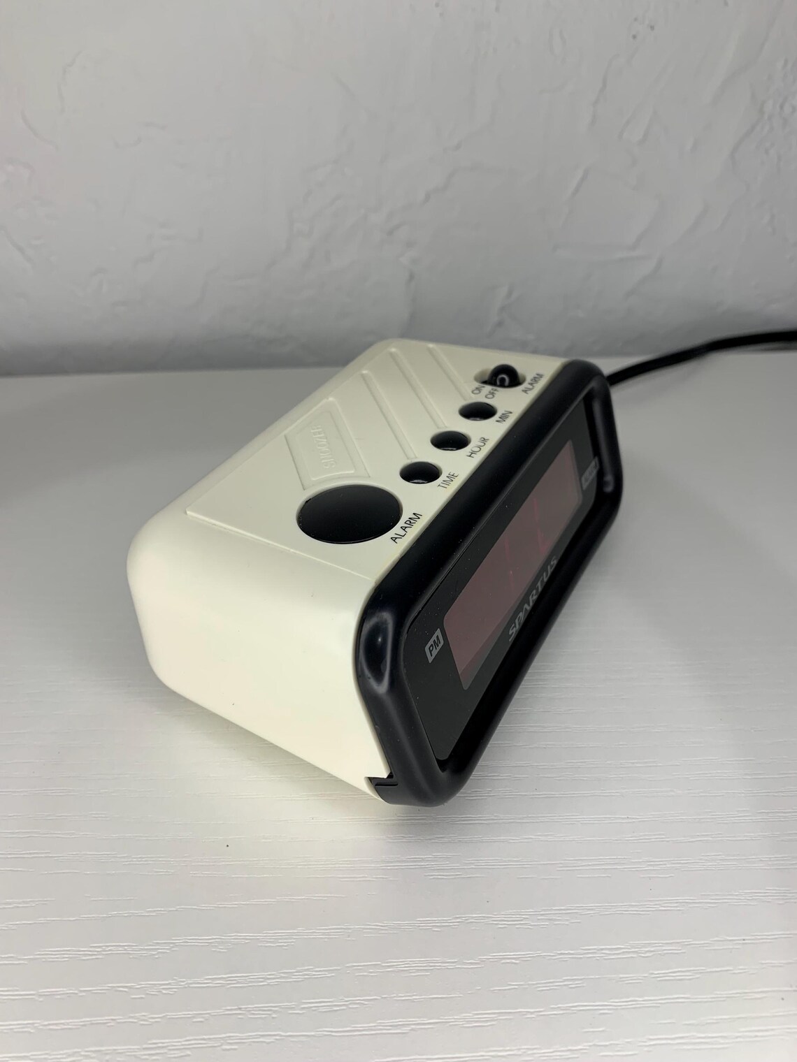 Retro 90s Spartus Model 1201 Digital Alarm Clock LCD Excellent ...