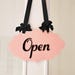 Open / Closed Shop Sign Fancy Pink - Etsy