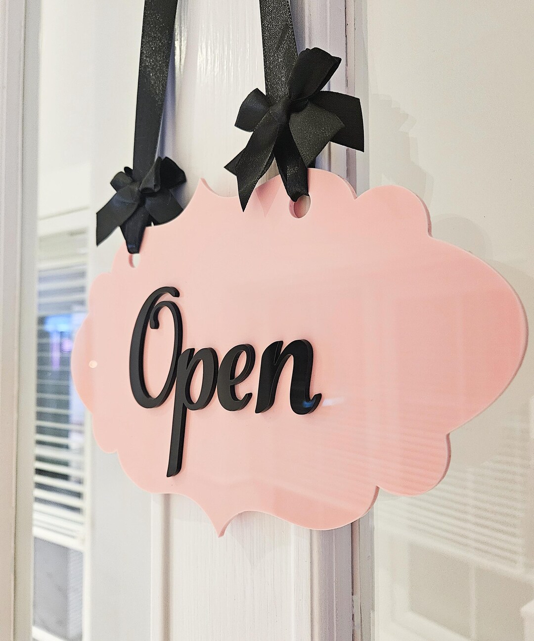 Open / Closed Shop Sign Fancy Pink - Etsy