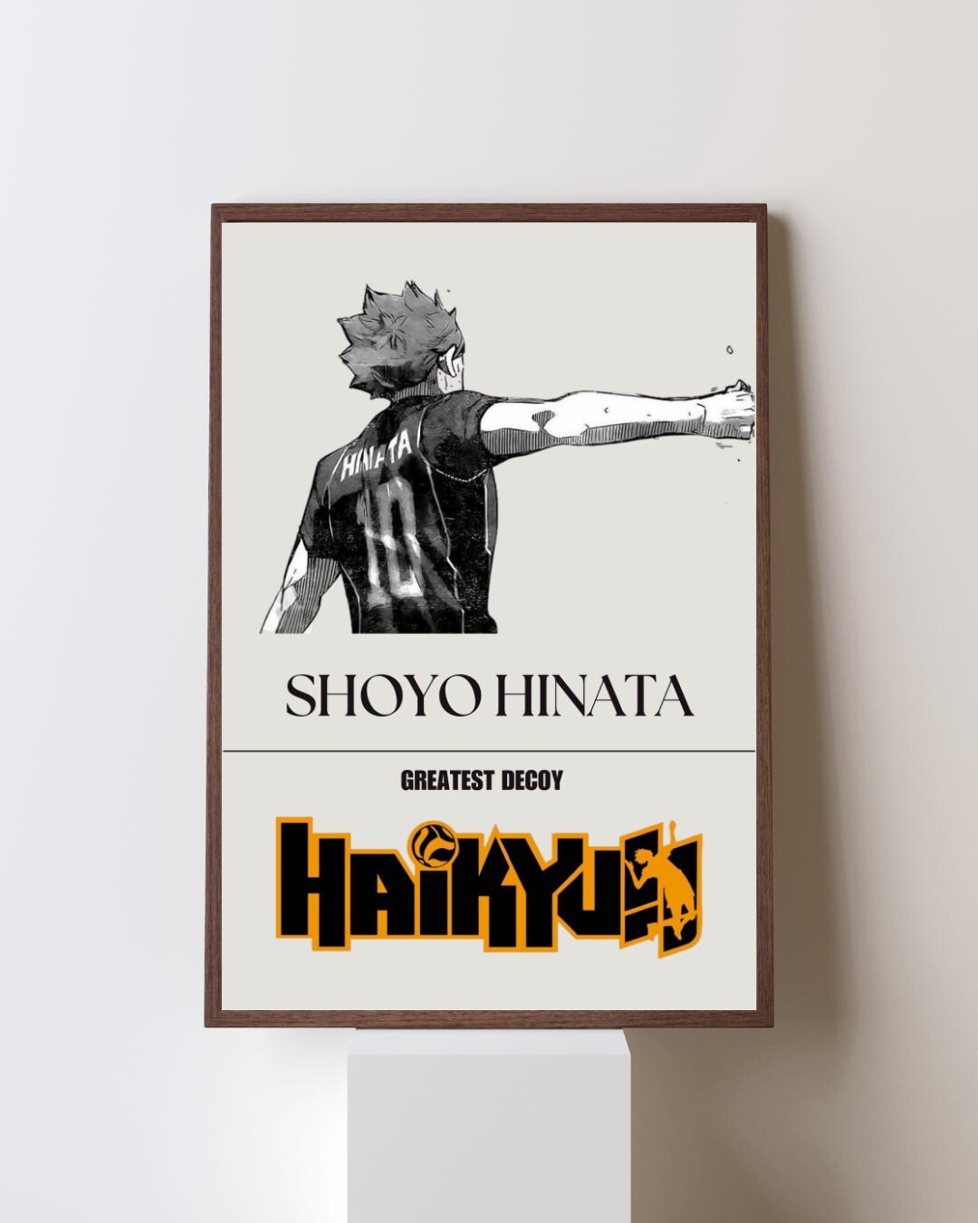 Shoyo Hinata Poster - Haikyuu Wall Art - Anime Print - Volleyball Anime ...