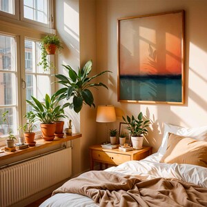 Rothko Art Print: Abstract Sunset Ocean - Mid Century Modern Wall Art ...