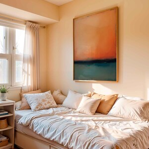 Rothko Art Print: Abstract Sunset Ocean - Mid Century Modern Wall Art ...