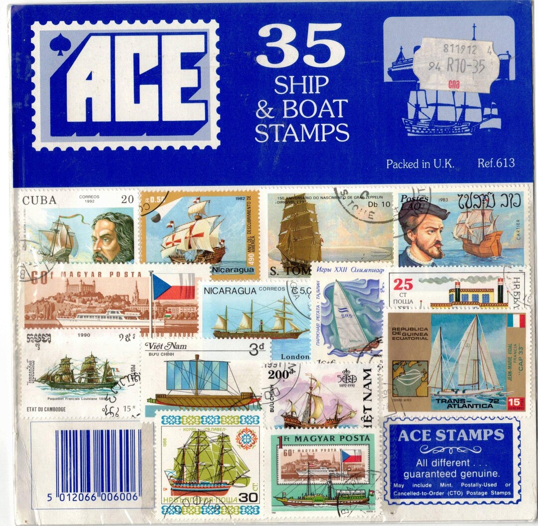 35 Ship & Boat Stamps - Etsy