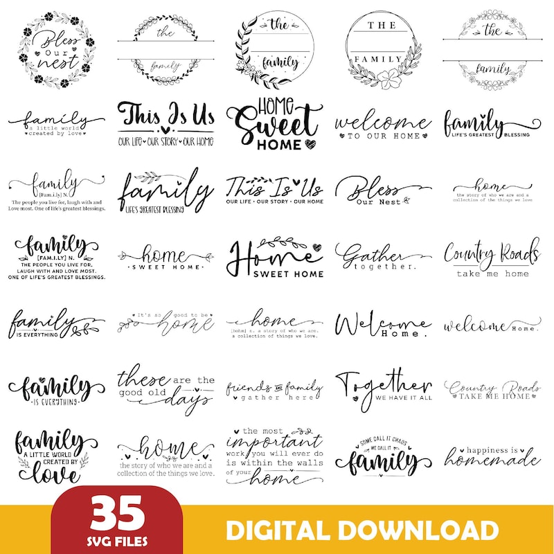 Family Tree Vinyl Wall - Etsy