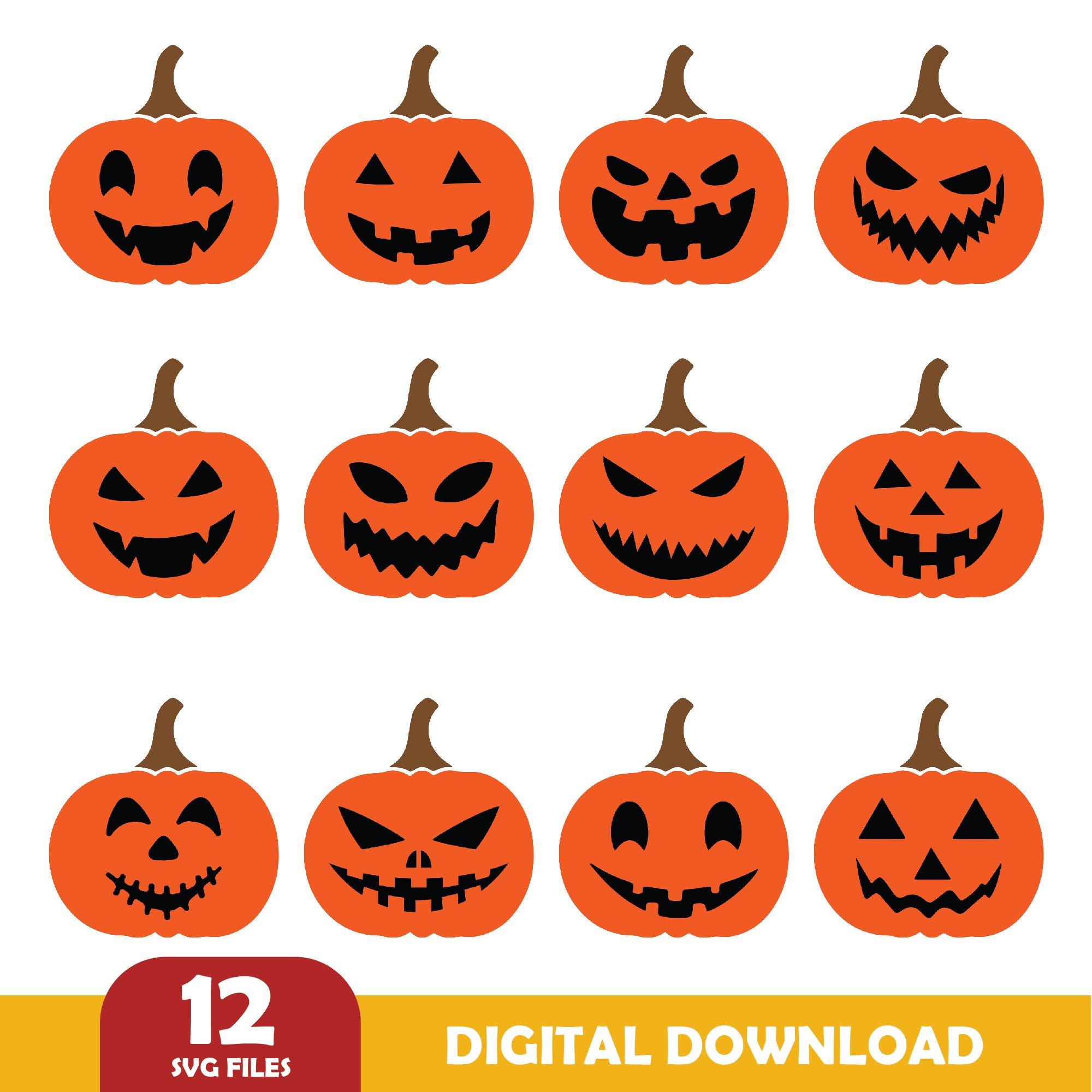 Pumpkin SVG Bundle, Pumpkin SVG, Pumpkin Vector, Halloween Svg, Pumpkin ...