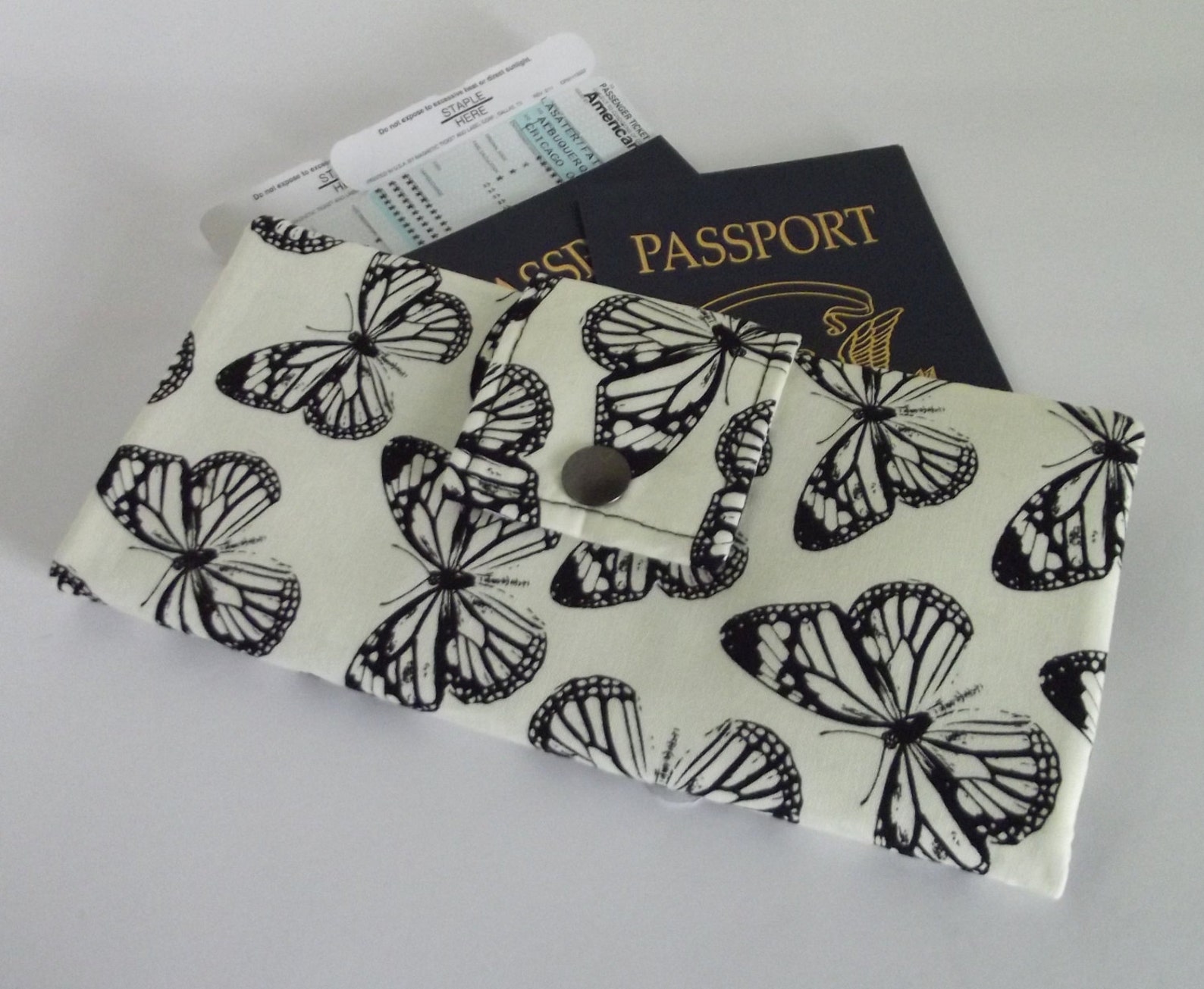 Dollbirdies Boarding Pass Passport Wallet | Etsy