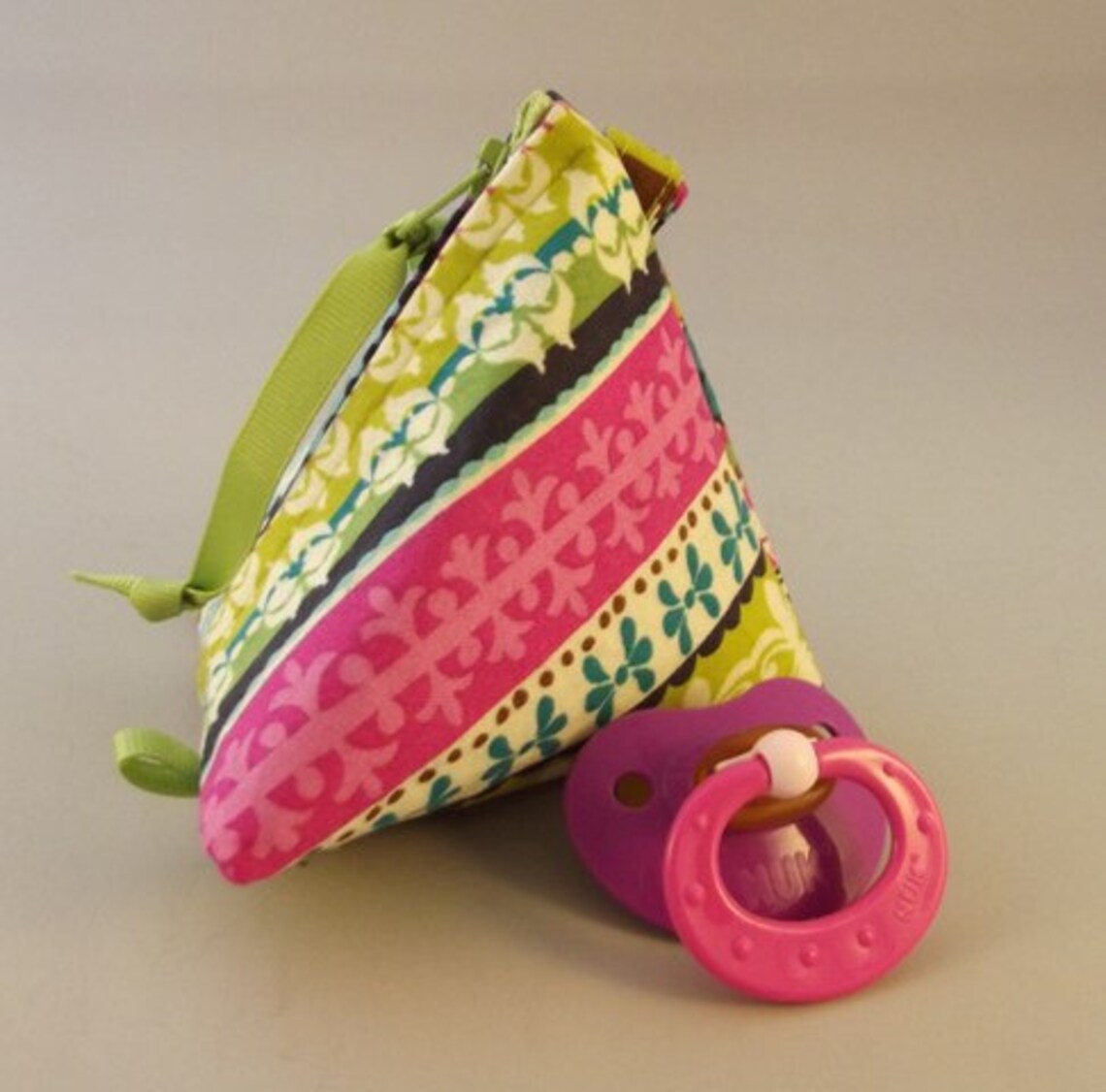 Original Pacifier Pyramid/coin Purse/jewelry Bag/small - Etsy