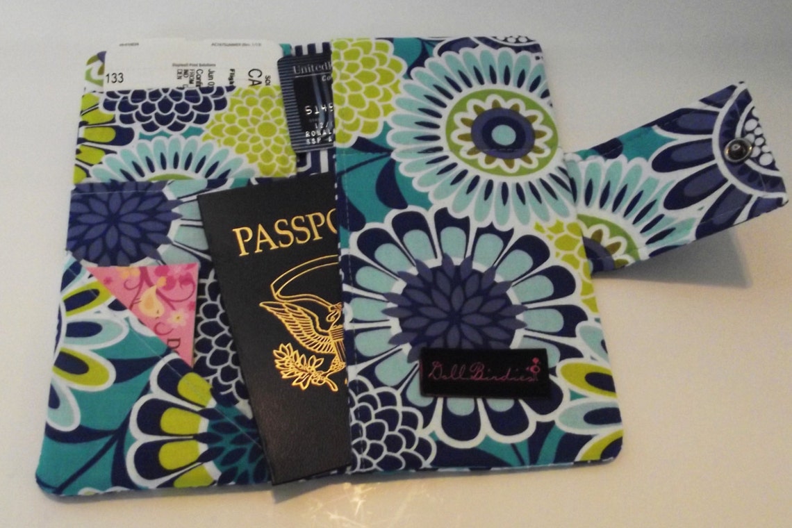 Dollbirdies Long Boarding Pass Passport Wallet - Etsy