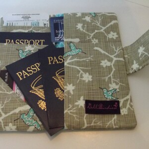 Dollbirdies Long Boarding Pass Passport Wallet - Etsy