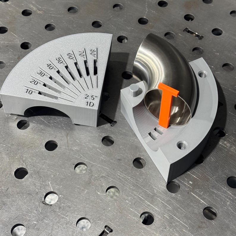 2.5" Elbow Tube Cutting Fabrication Jig - Heavy-duty Tube Bend Fixture ...