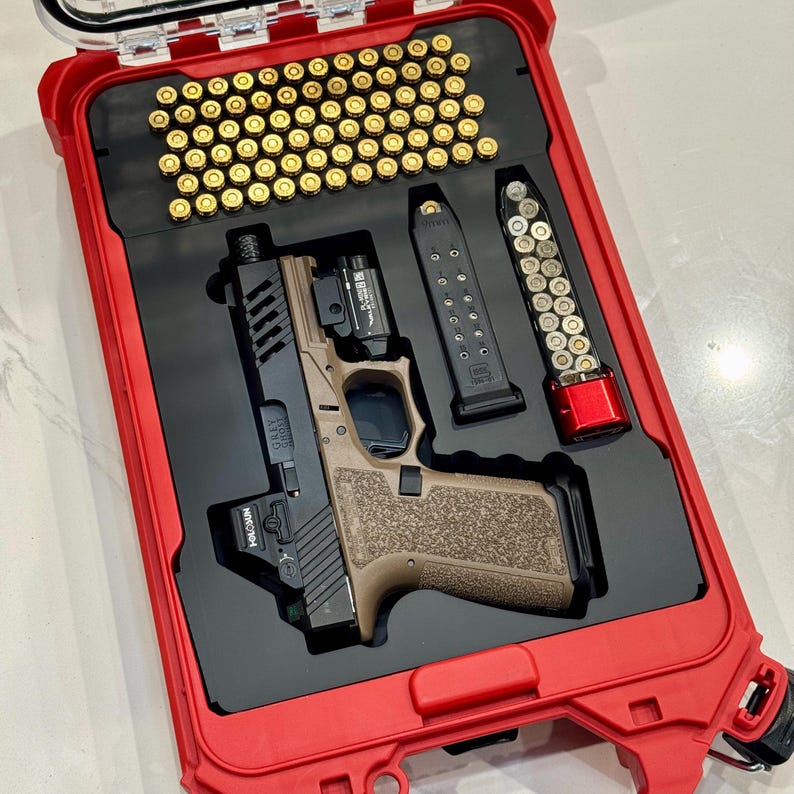 Milwaukee PACKOUT Glock Case Insert | Custom Gun Storage Insert for ...