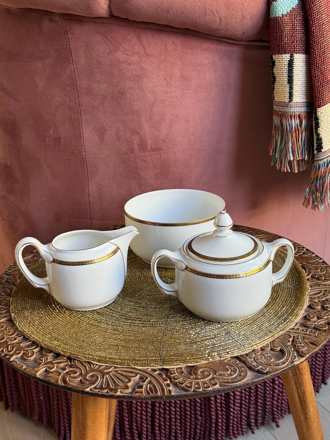 Vintage Jacob Zeidler Porcelain Tea Set | Selb, Bavaria | Art Deco ...
