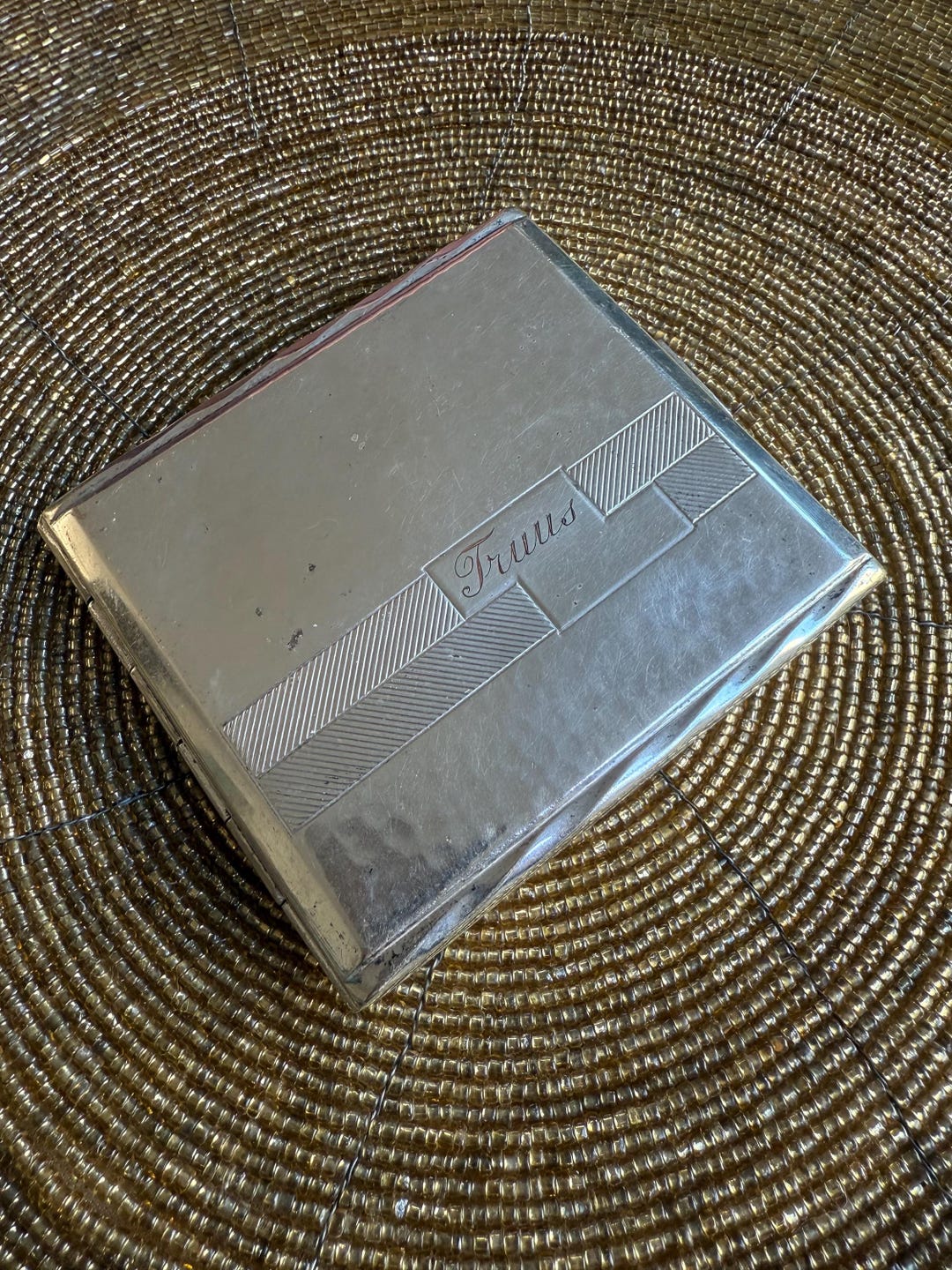 Vintage German Art Deco Cigarette Case – Kraftalpacca Silver , C. 1930s ...