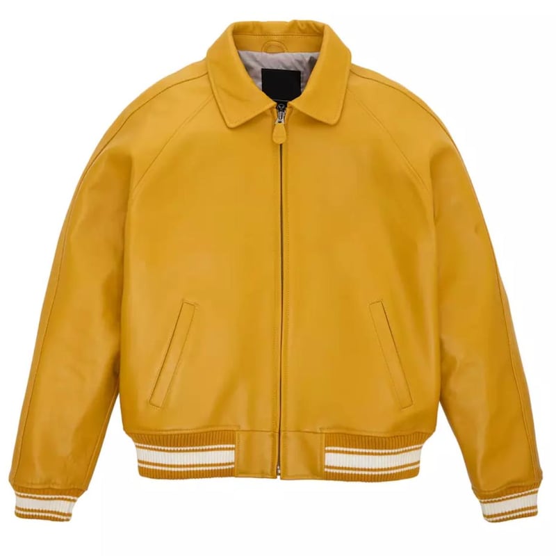 Tan Pilot Leather Jacket - Etsy