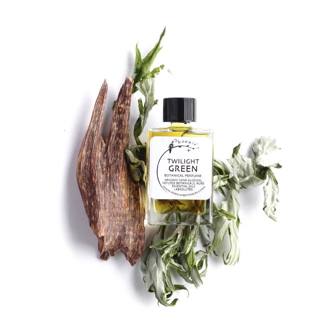 Twilight Green Wild Meditative Noir Dark Floral - Etsy