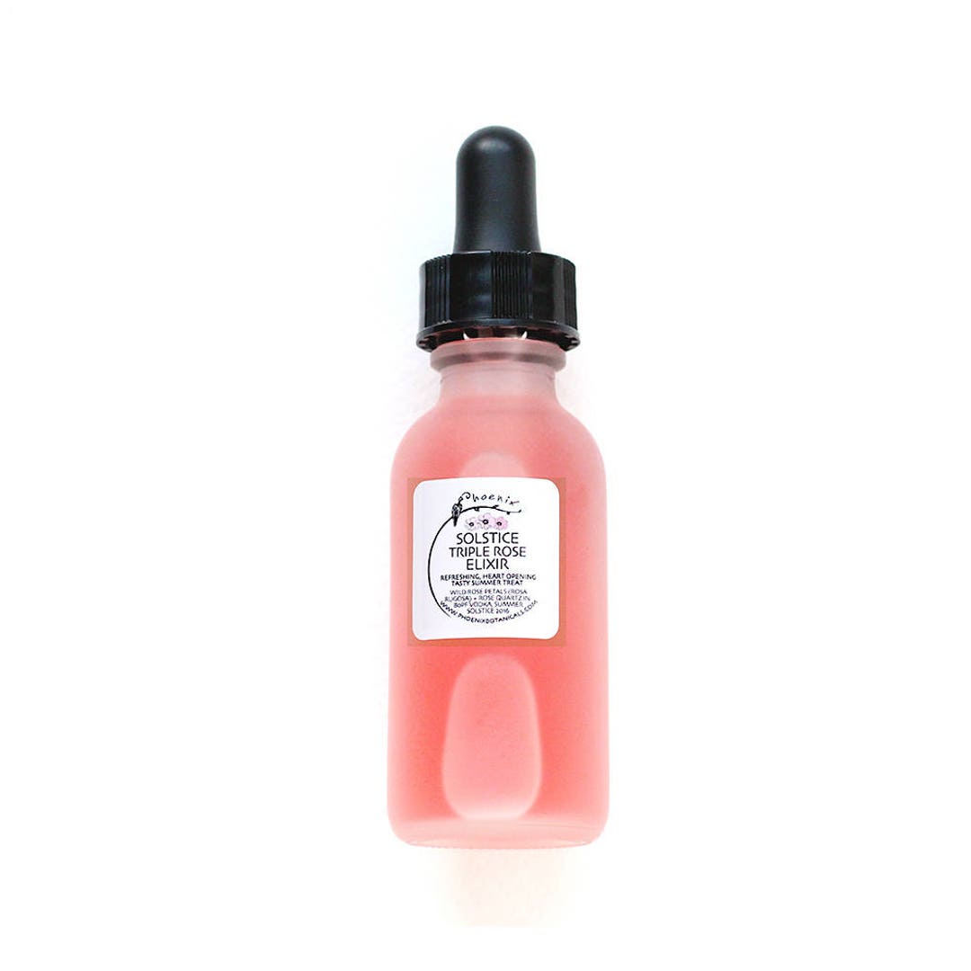 Triple Rose Solstice Elixir Drinkable Fresh Rose Potion - Etsy