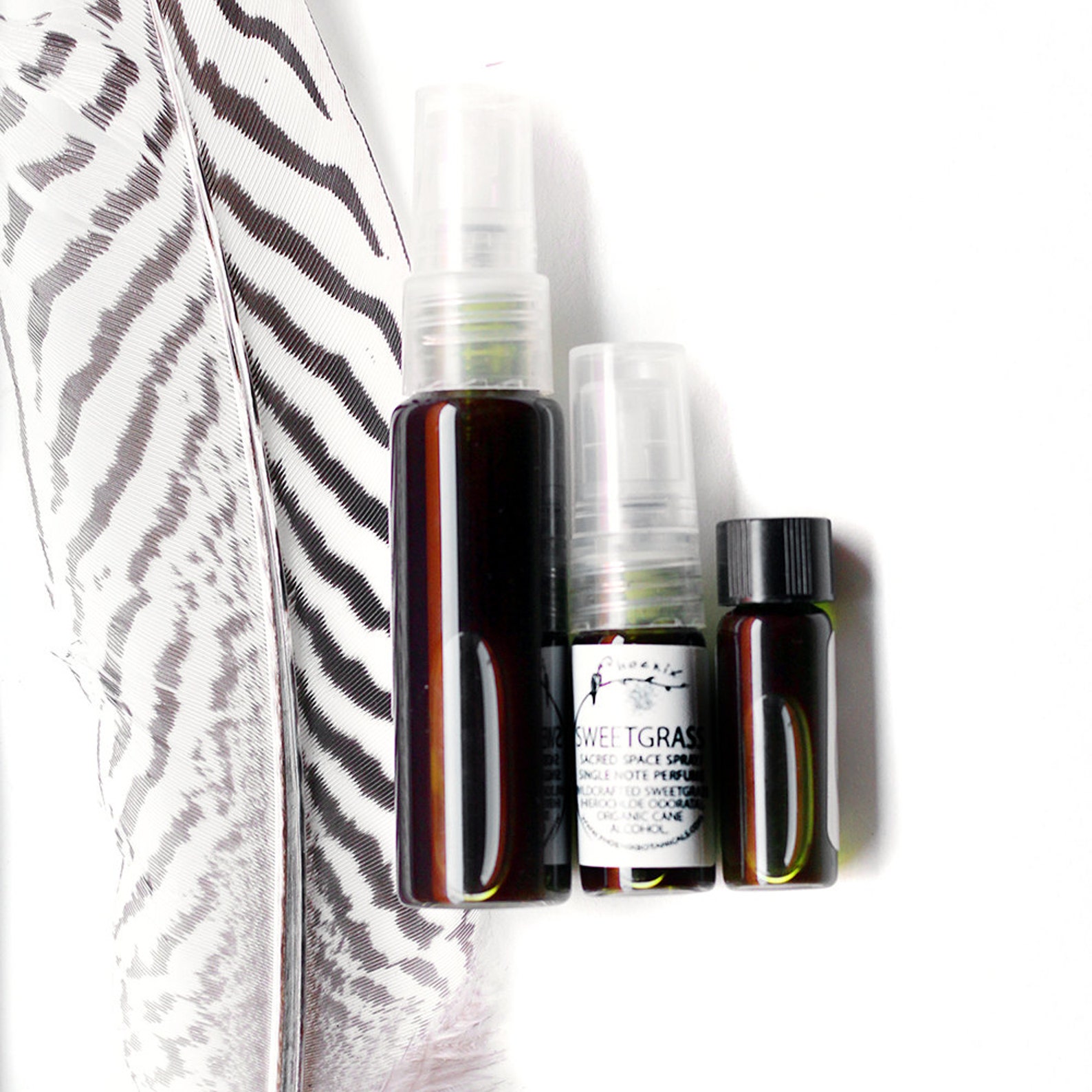 Sweetgrass Single Note Perfume Mist for Sacred Space and Sweet - Etsy