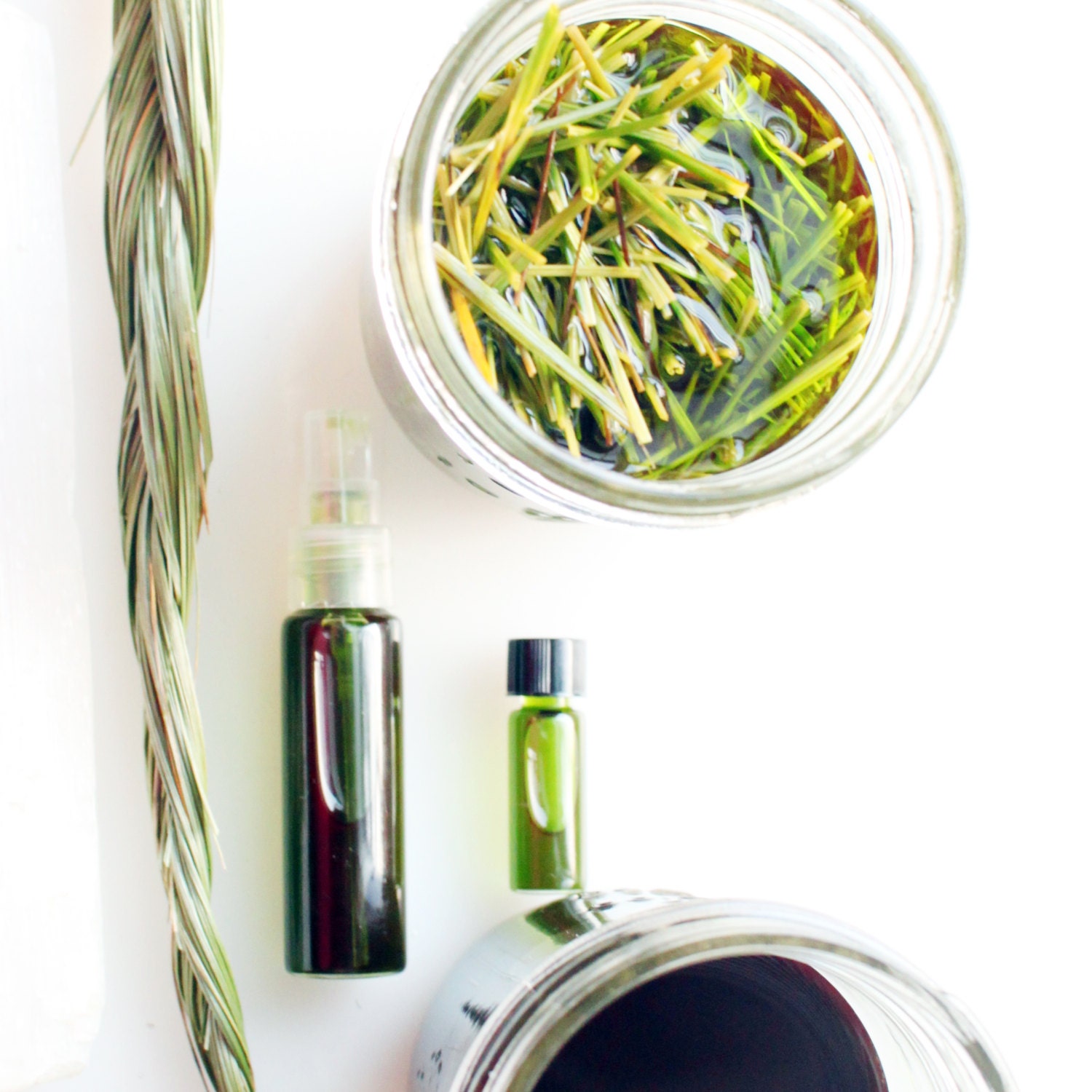 Sweetgrass Single Note Perfume Mist for Sacred Space and Sweet | Etsy