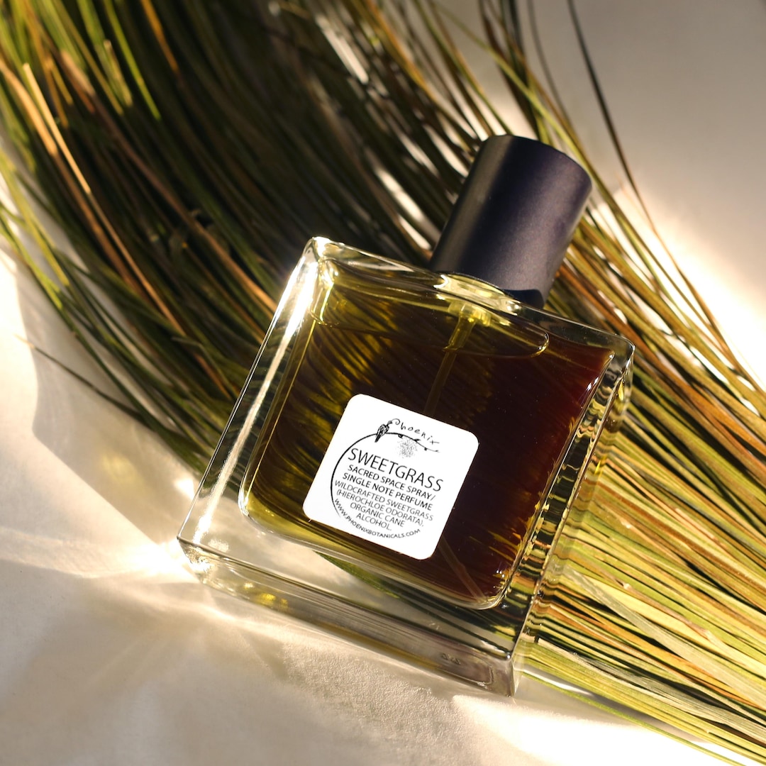 Sweetgrass Single Note Perfume Mist for Sacred Space and Sweet Energy ...