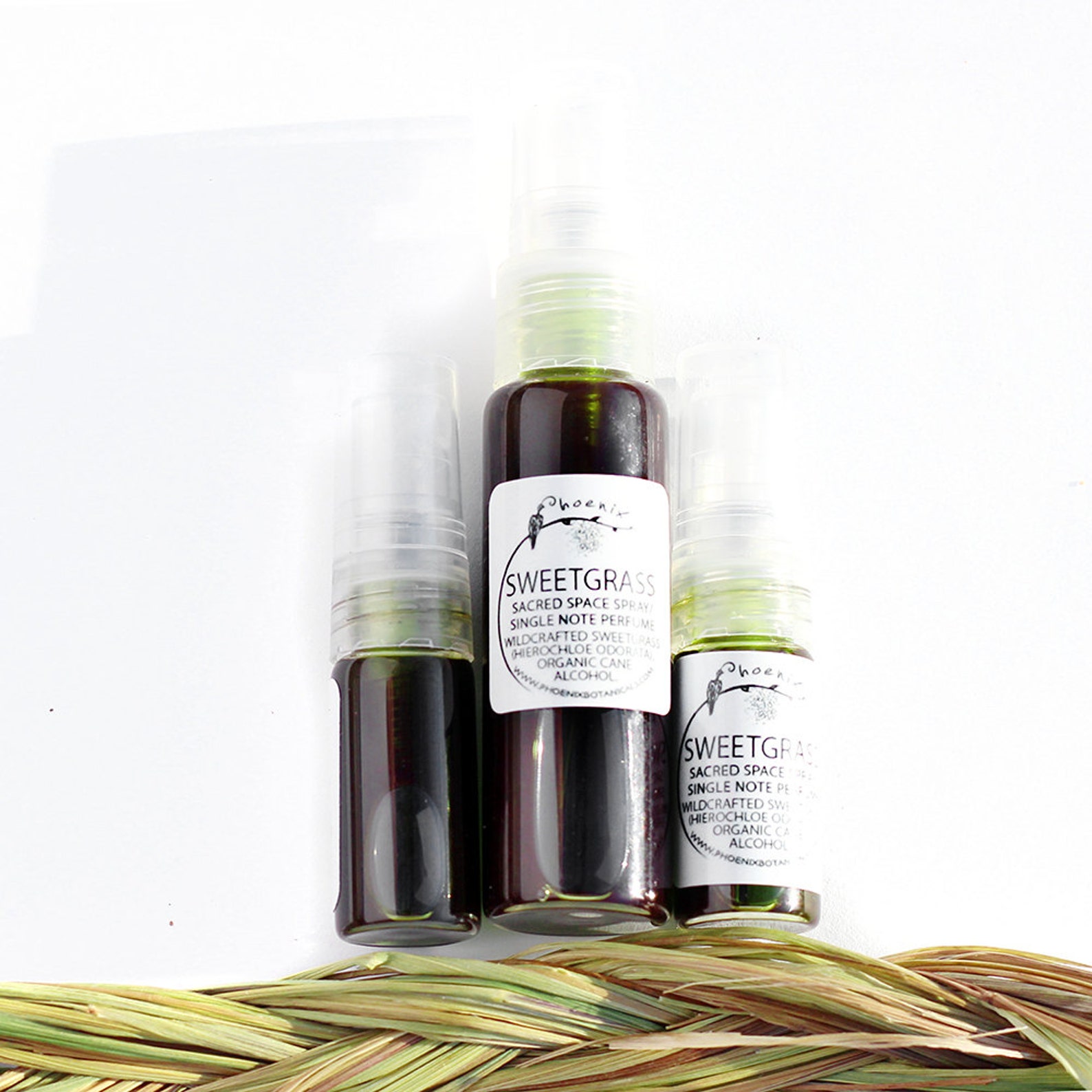 Sweetgrass Single Note Perfume Mist for Sacred Space and Sweet - Etsy
