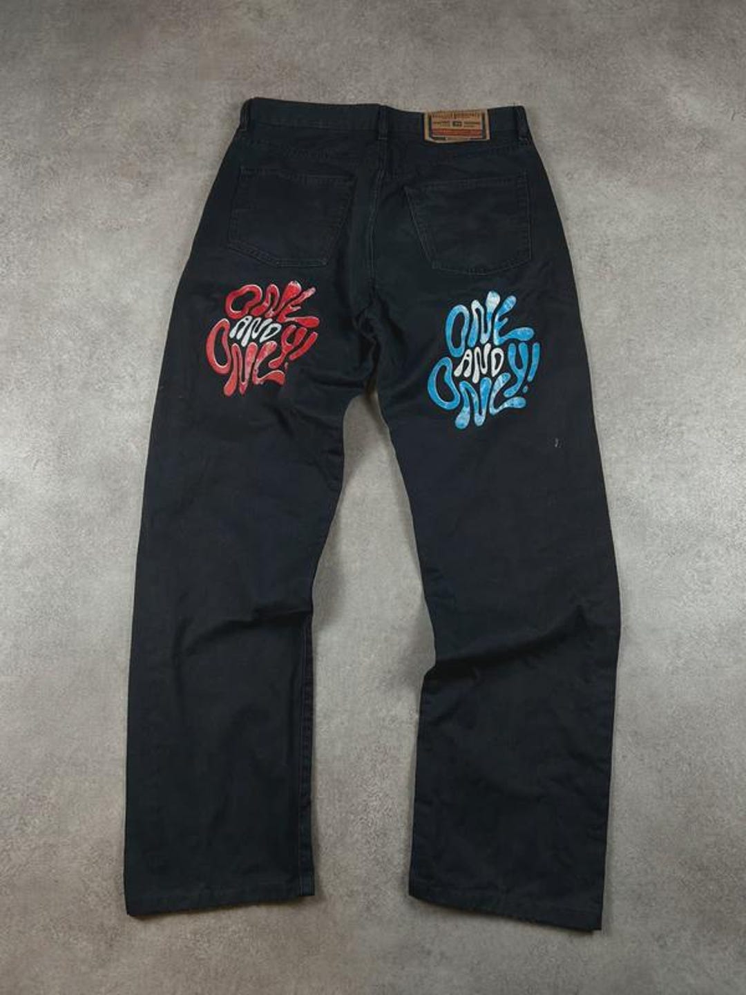 Diesel Industry Vintage Jeans | Y2k Style | Backprint | Fits M | Baggy ...