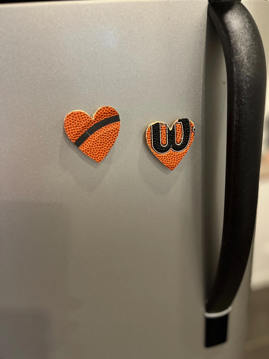 Basketball Leather Magnets! 3 Pack. Game Used. Refrigerator Magnet ...