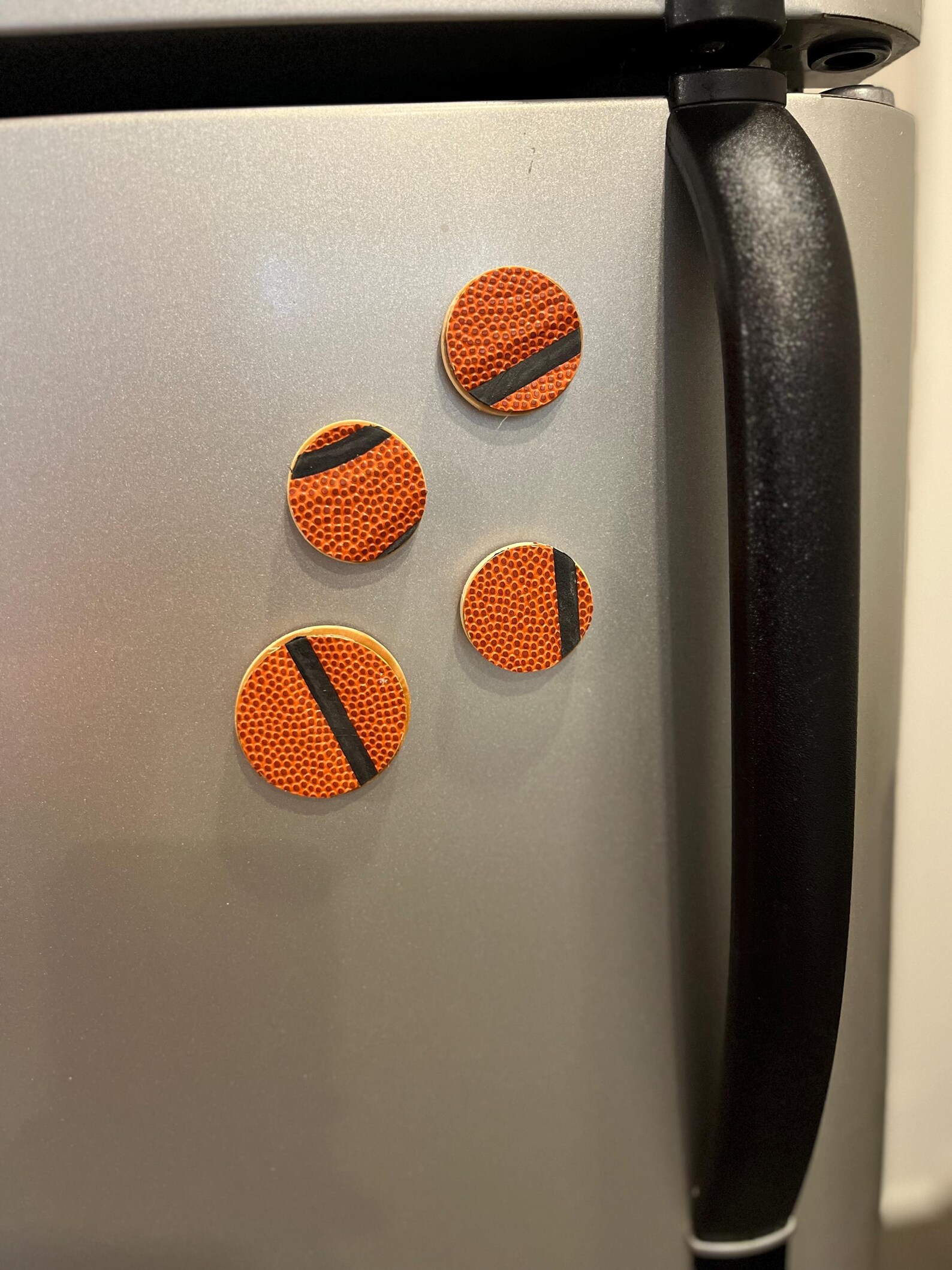 Basketball Leather Magnets! 3 Pack. Game Used. Refrigerator Magnet ...