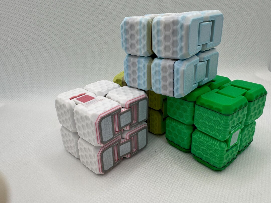 Infinity Cube – Articulated 3D Printed Fidget Toy | Fidgety Gift ...