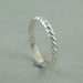 Sterling Silver Stacker Ring. Sterling Silver Patterned Stacker Ring ...