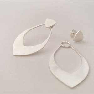 Handmade Silver Ear Jacket Sterling Silver Ear Jacket Silver | Etsy