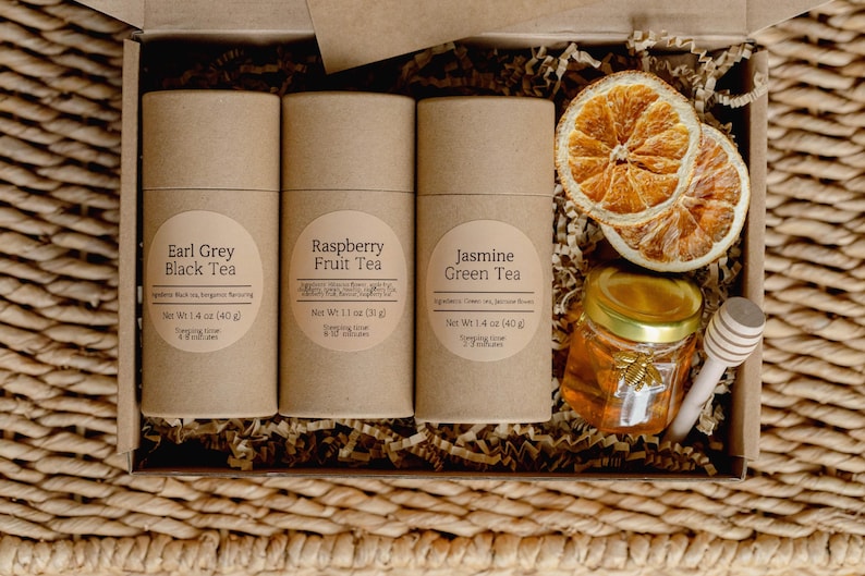 Tea & Honey Gift Set - Etsy
