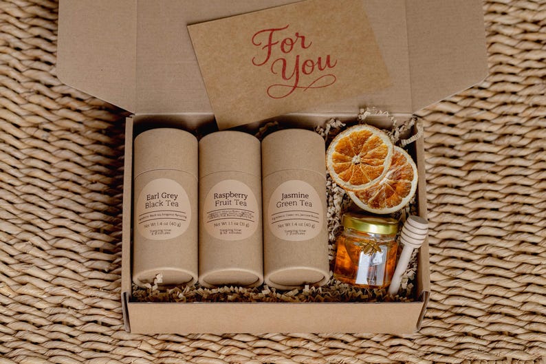 Tea & Honey Gift Set - Etsy