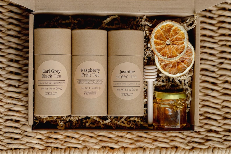 Tea & Honey Gift Set - Etsy