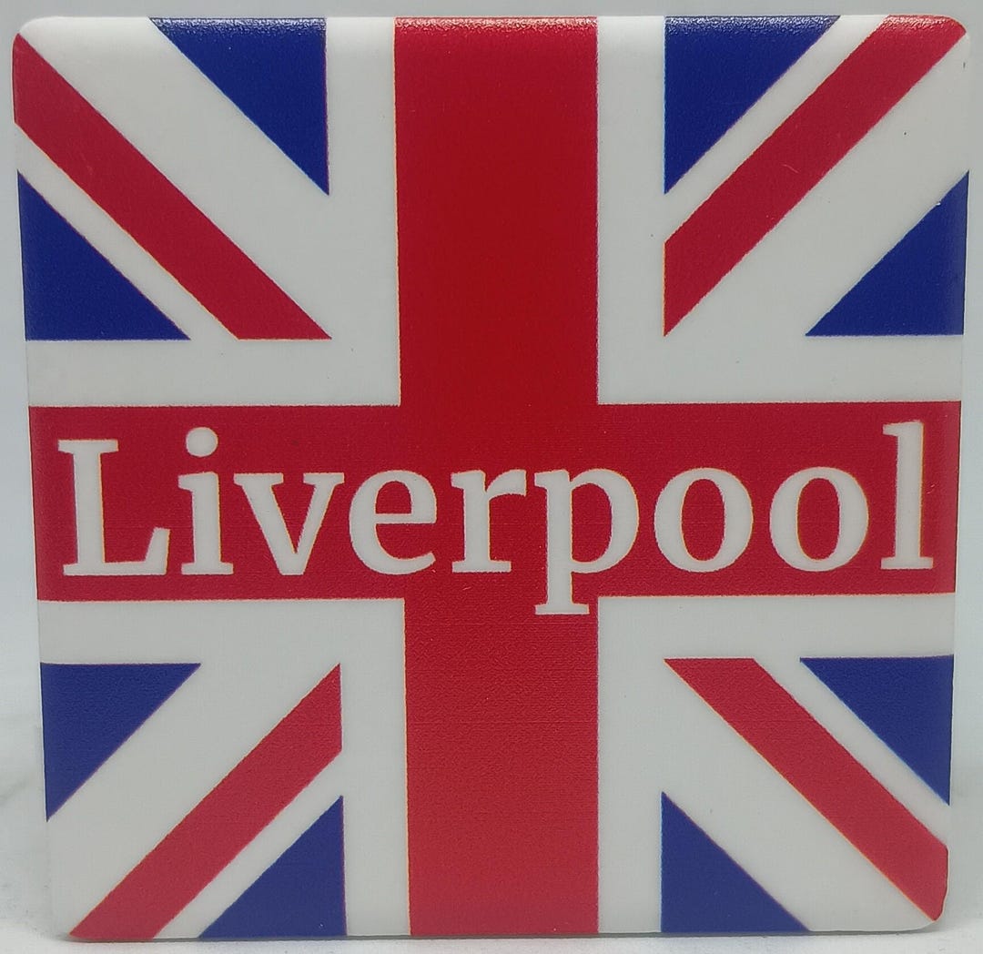 Liverpool Union Jack Fridge Magnet - Etsy