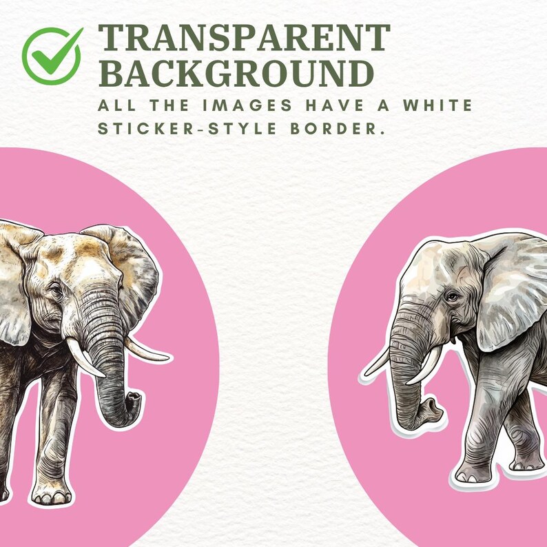 12 PNG Realistic Elephant Clipart – Cute Cartoon Indian, Asian ...