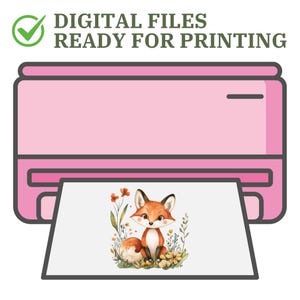 13 Cute Fox Clipart PNG - Woodland&forest Animal Illustration | Fox ...